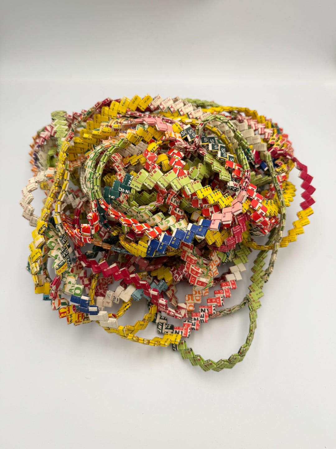 Vintage Choice of Paper Gum Wrapper Chain - 1960's / 1970's Home Craft ...