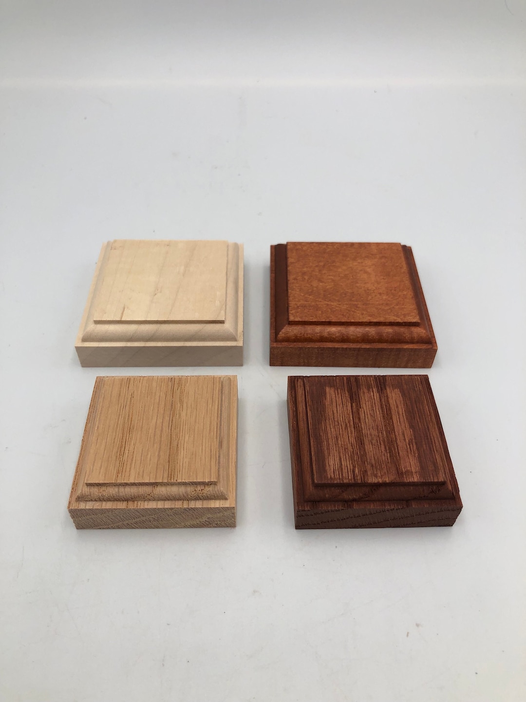 Choice of Square Wooden Bases for Miniature Figurines - 2" X 2" or 2.5 ...