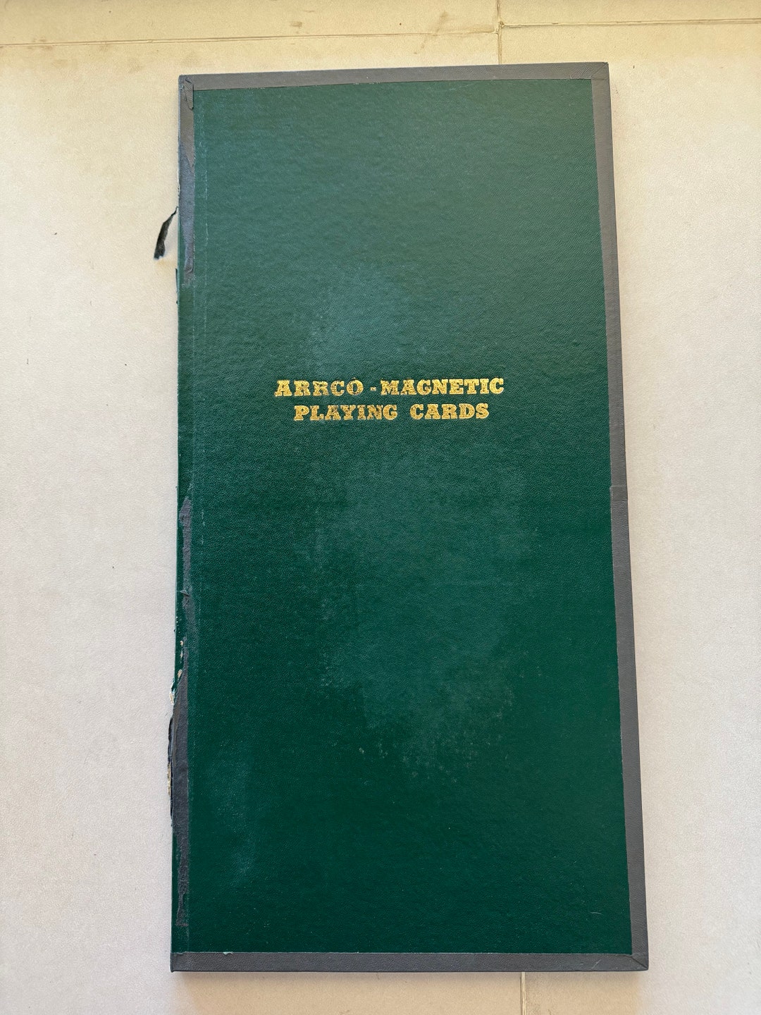Vintage ARRCO MAGNETIC Playing Card Game Board - Replacement Magnetic ...