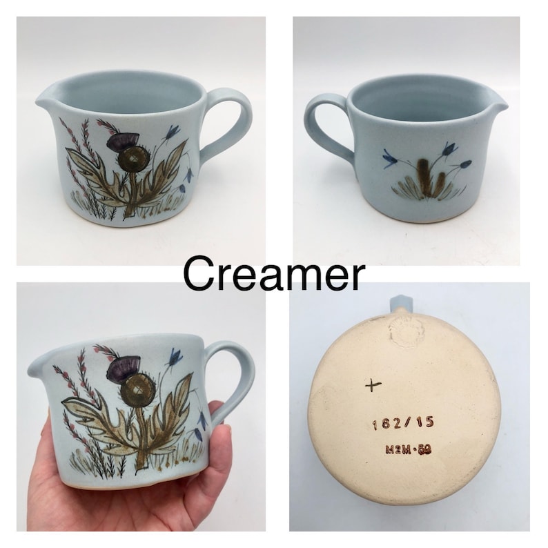 Vintage Choice of Buchan Thistle Pattern Scottish Pottery - Mid Century ...