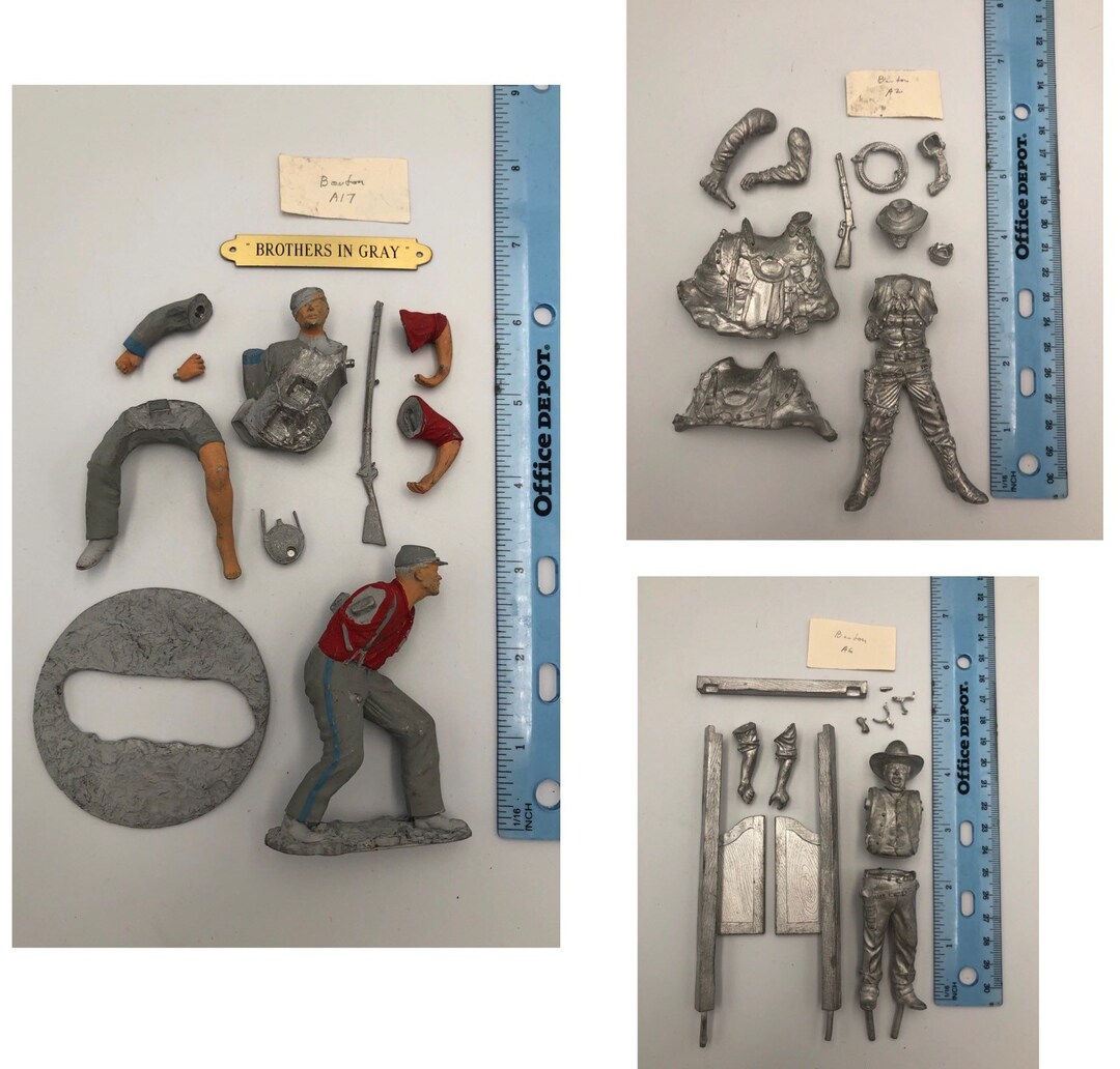 Vintage Choice of Barton Miniature Militia Kits 90mm Figurines ...