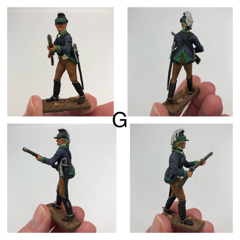 Choice of Hand Painted Miniature Military Figurines 54mm - 60mm ...