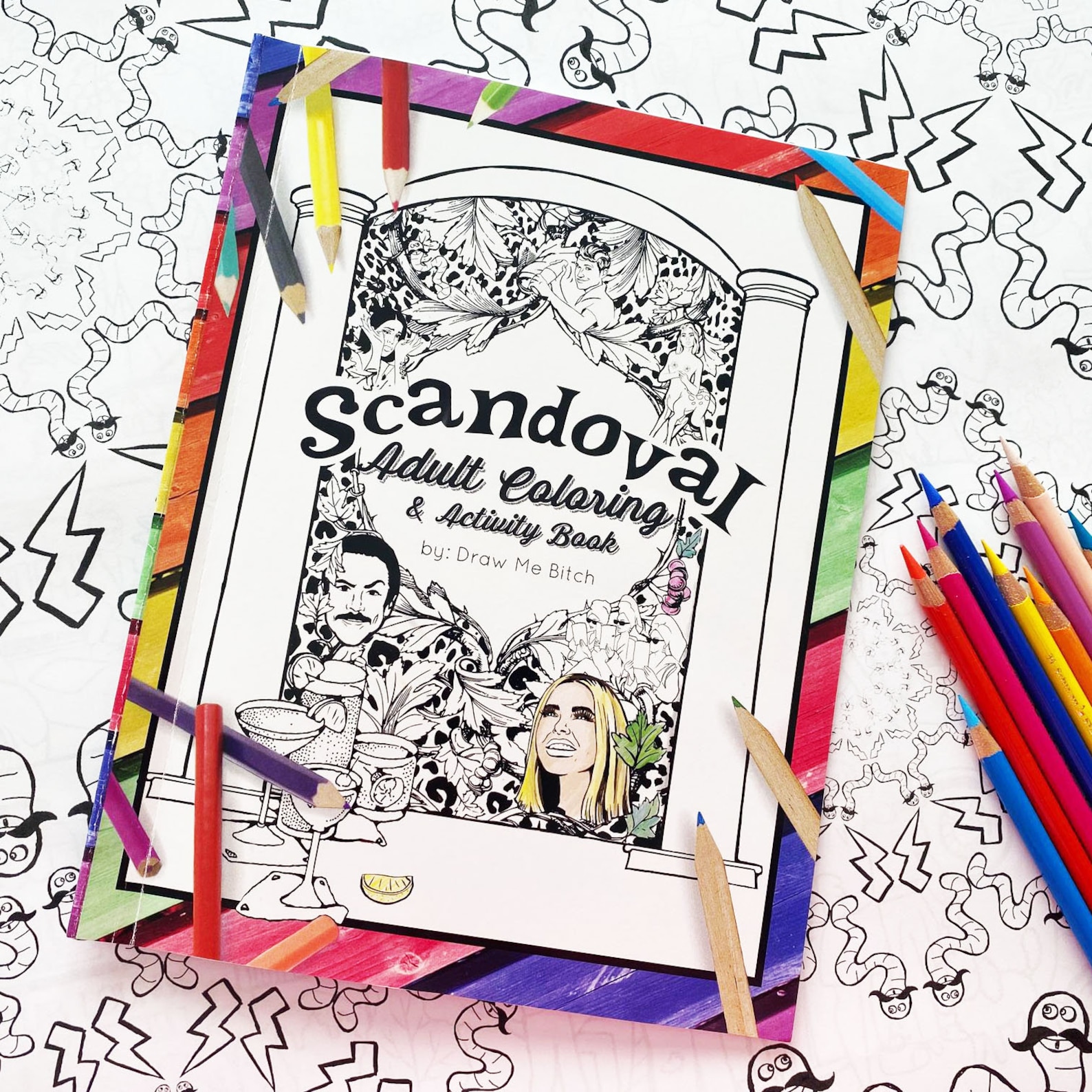 Scandoval Adult Coloring Book - Etsy