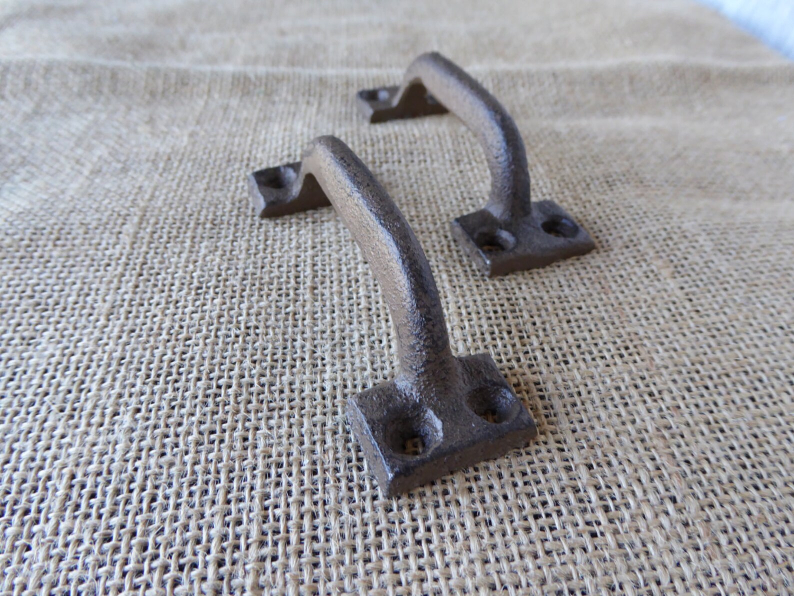 Cast Iron Metal HANDLE Drawer Pull Rustic Rusty Industrial - Etsy