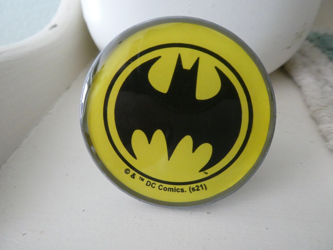 Choose DC Comics Batman Knob Bat Logo POW BANG Superhero Cabinet Drawer ...