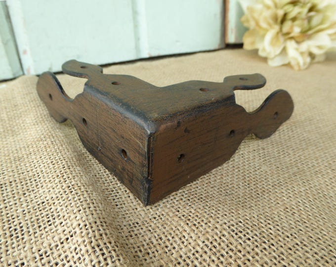 Rustic Decorative Corner Protector Brace Box Trunk Strap ~ Metal Rust ...