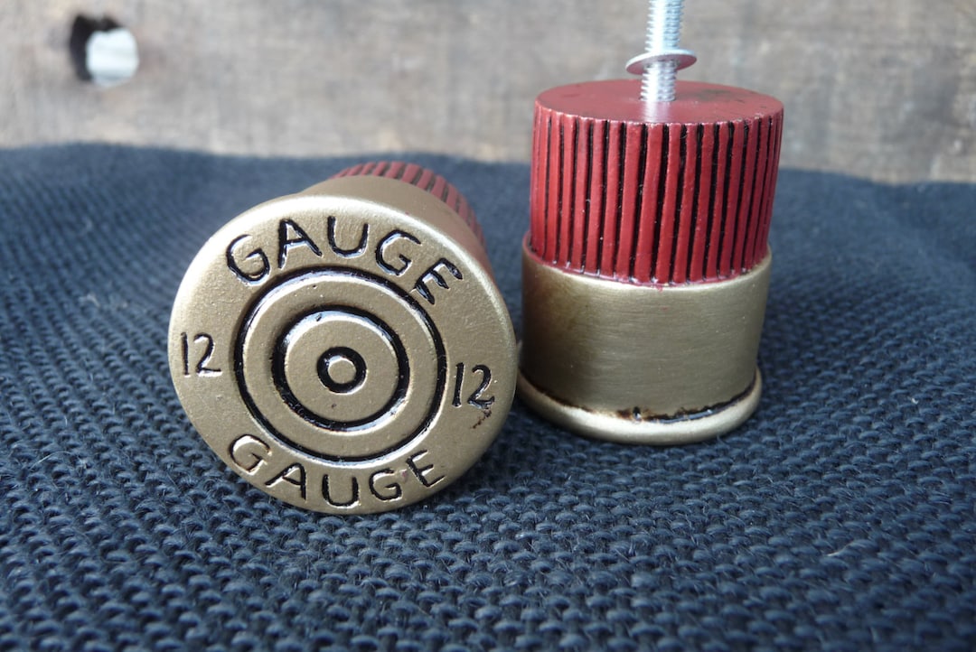 YOU CHOOSE - 12 Gauge Shotgun Shell Knob - Dresser Drawer Bullet Pull ...