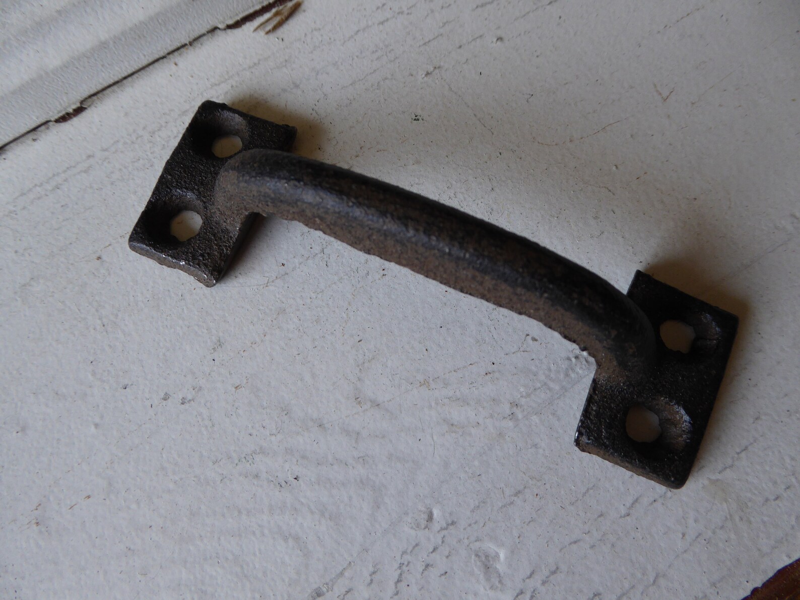 Cast Iron Metal HANDLE Drawer Pull Rustic Rusty Industrial - Etsy