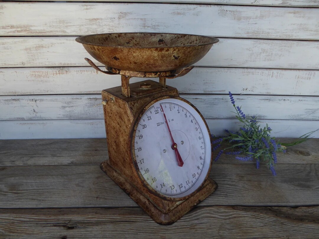 Decorative Rustic Scale Kitchen 22lb Culinary Vintage Inspired Home ...