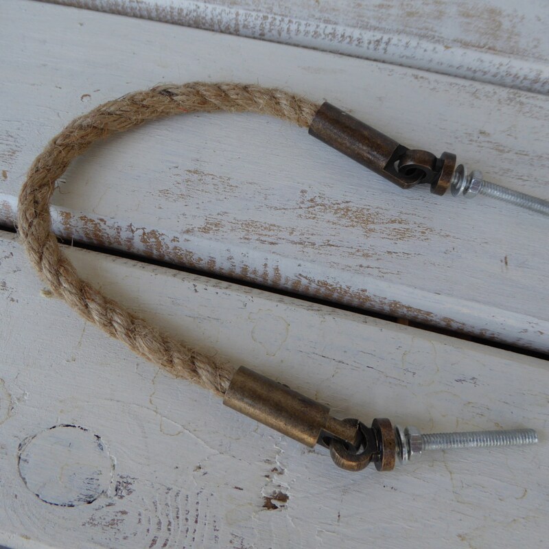Rope Drawer Pulls - Etsy