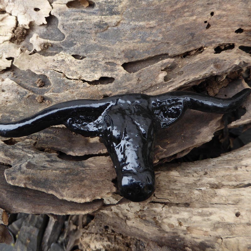 Bull Head Door Pull - Etsy