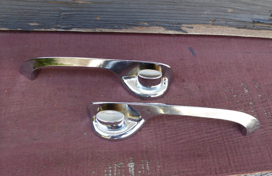 Set of 2 Car Vehicle Door Handle Decorative Pull Metal Dresser Drawer ...