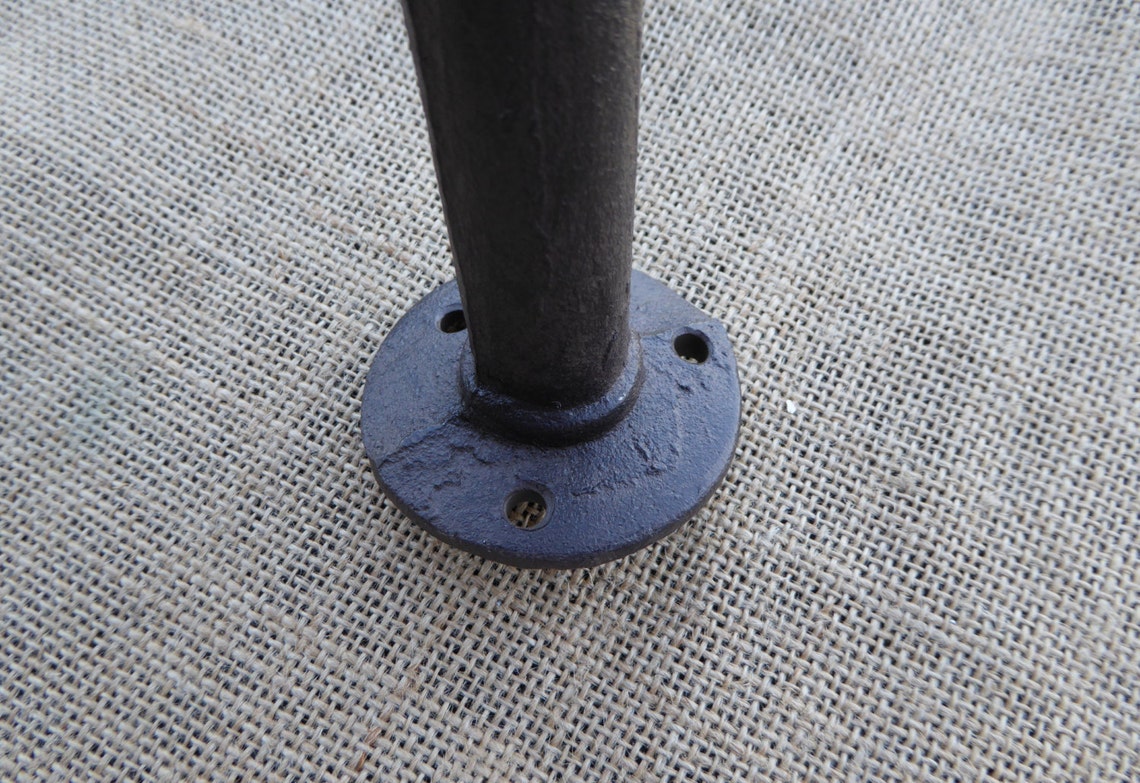 Set of 2 INDUSTRIAL PIPE Shelf Brackets Cast Iron Metal | Etsy