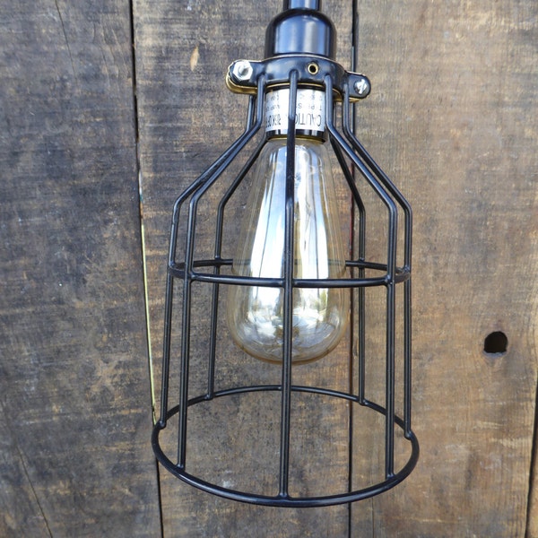 Rustic Cage Light - Etsy