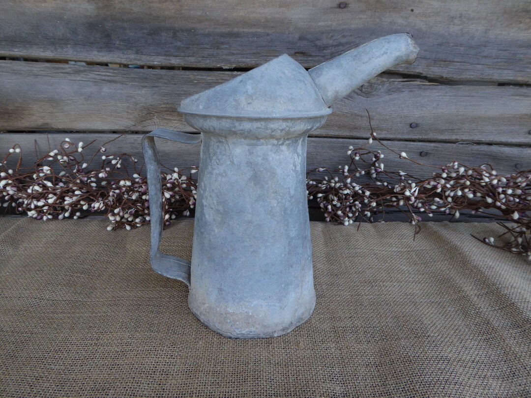 Vintage Oil Gas Can rustic Urban Farmhouse Industrial Fixer Upper Home ...