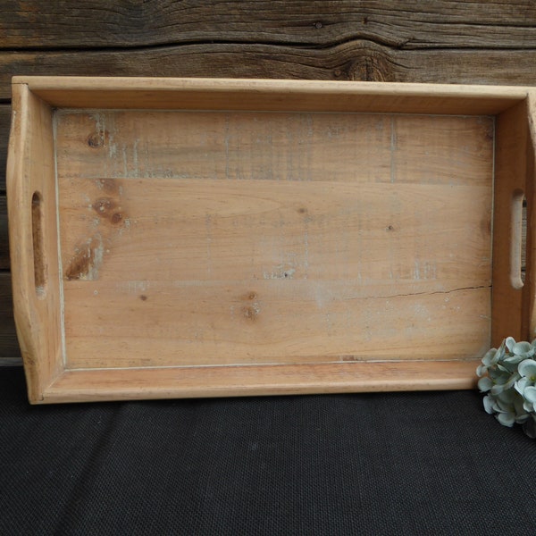 Reclaimed Wood Serving Tray - Etsy