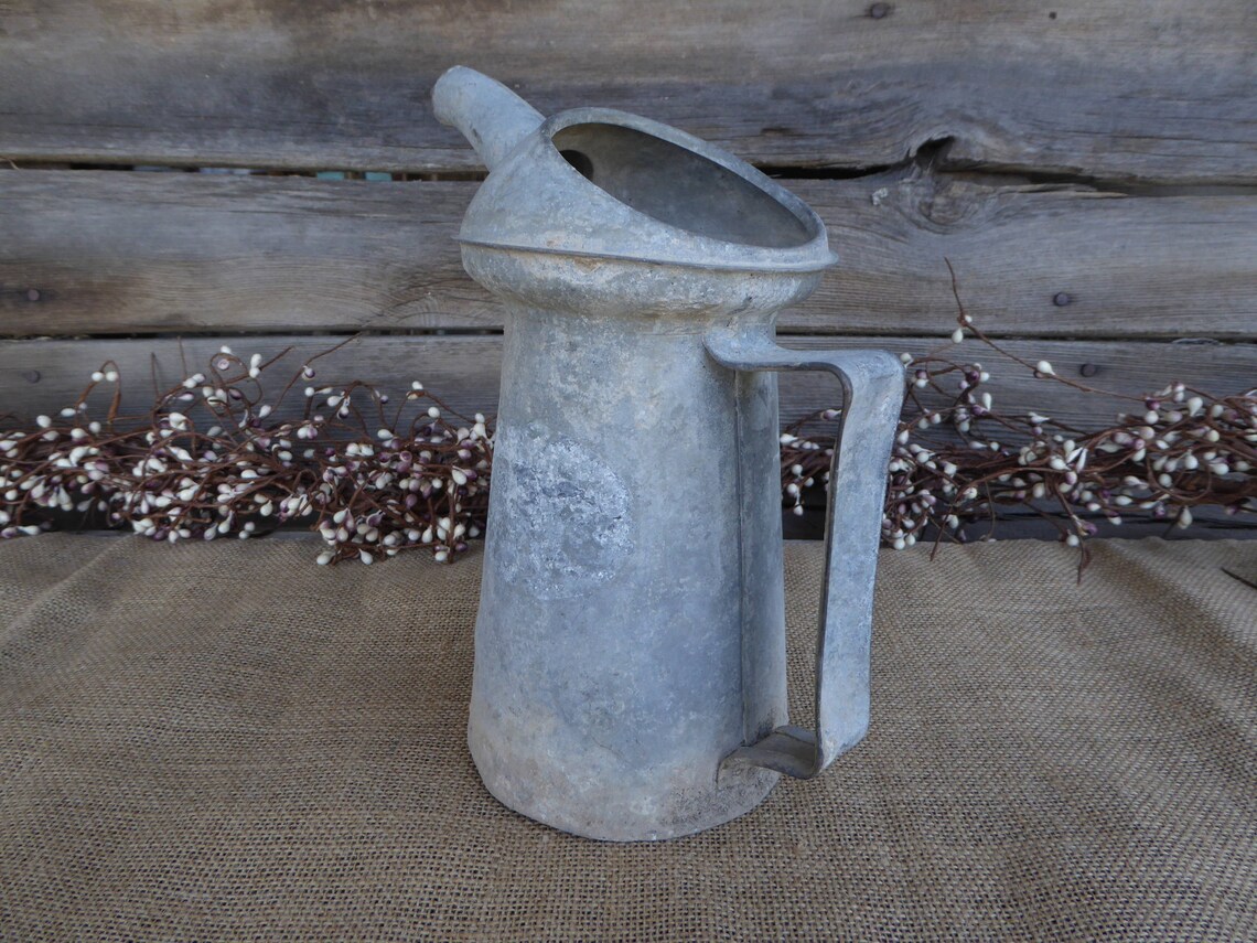 Vintage Oil Gas Can rustic Urban Farmhouse Industrial Fixer | Etsy