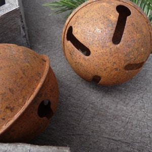 Rustic Tin BELL ORNAMENT Garland Wreath DIY Crafts ~ Rusty Metal ...