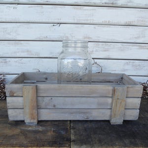 Solid Wood Open Slat Crate Box ~ Rustic Urban Farmhouse Home Decor ...
