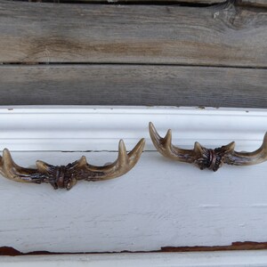 Deer Elk ANTLERS ANTLER Handle Drawer Pull Knob Cabinet Rustic Animal ...