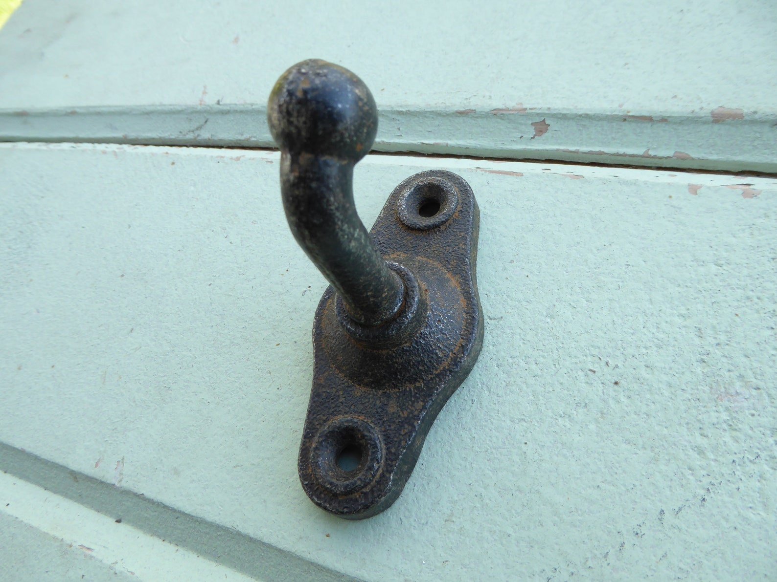 Rusty Industrial Wall Hook Cast Iron Metal Rustic Urban Modern ...