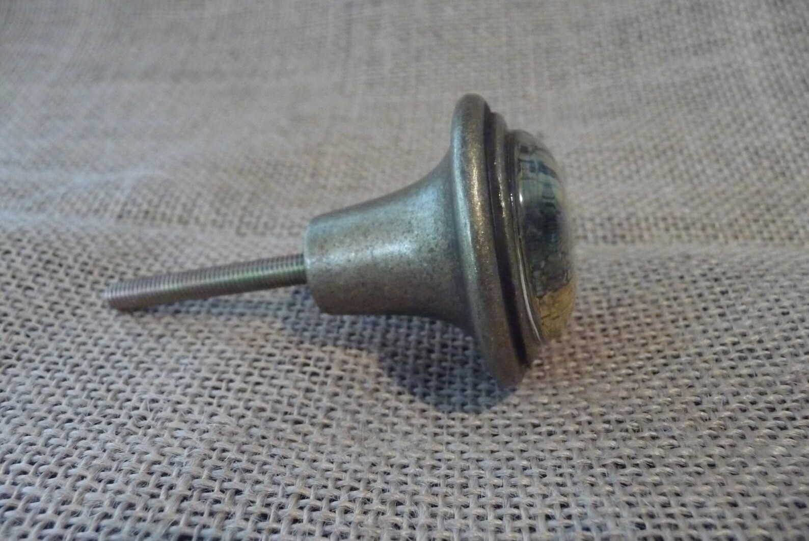 Antique Brass Metal Map Globe Atlas Drawer Pull Knob Travel Countries ...