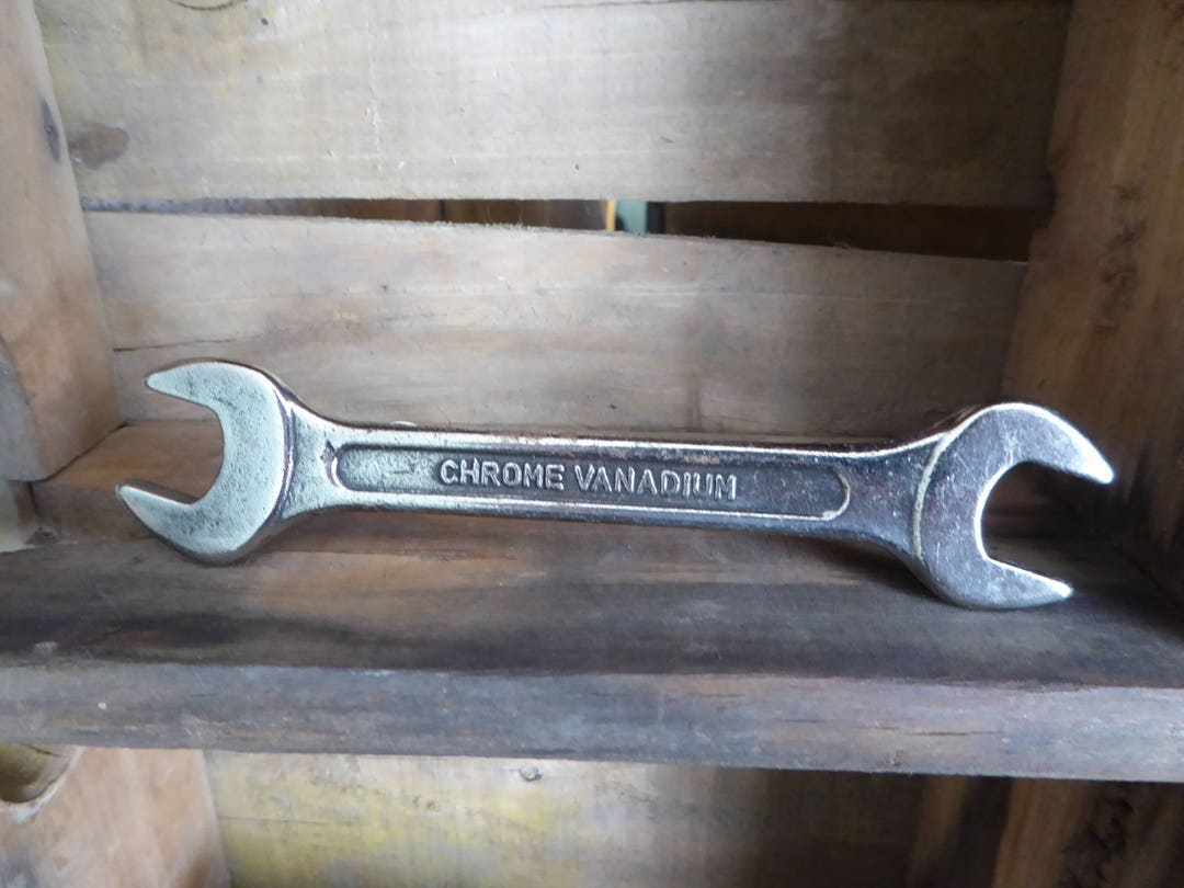 Wrench Tool Metal HANDLE Drawer Pull ~ Man Cave Garage Decor ...