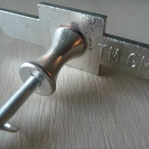 3 Chrome Chevy CHEVROLET Knob Cabinet Drawer Pull Auto Car Metal Knobs ...