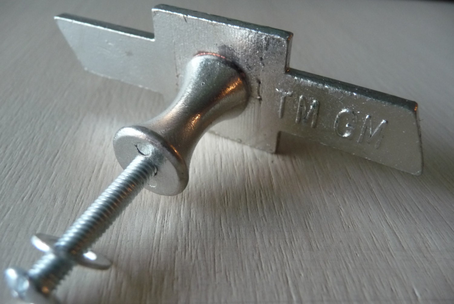 3 Chrome Chevy CHEVROLET Knob Cabinet Drawer Pull - Etsy