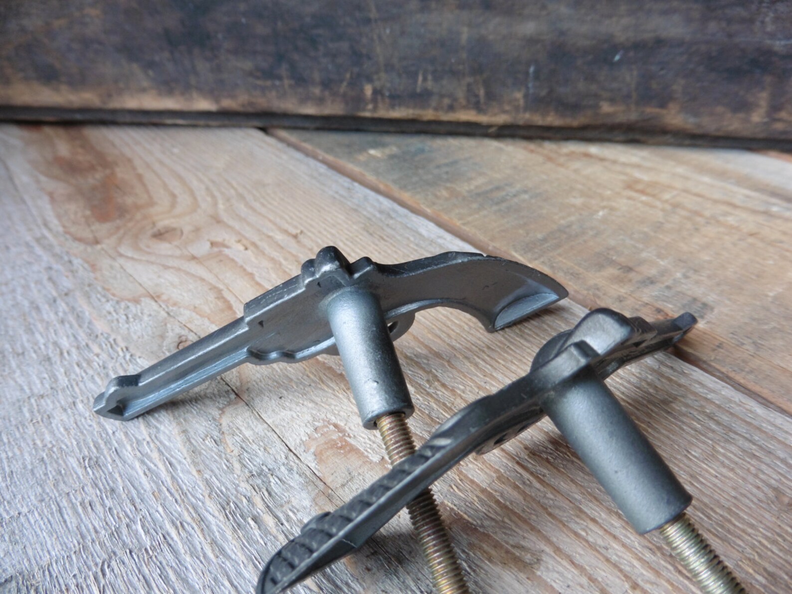 Set of 2 Western COWBOY GUN Knobs - Metal Decorative Dresser Drawer ...
