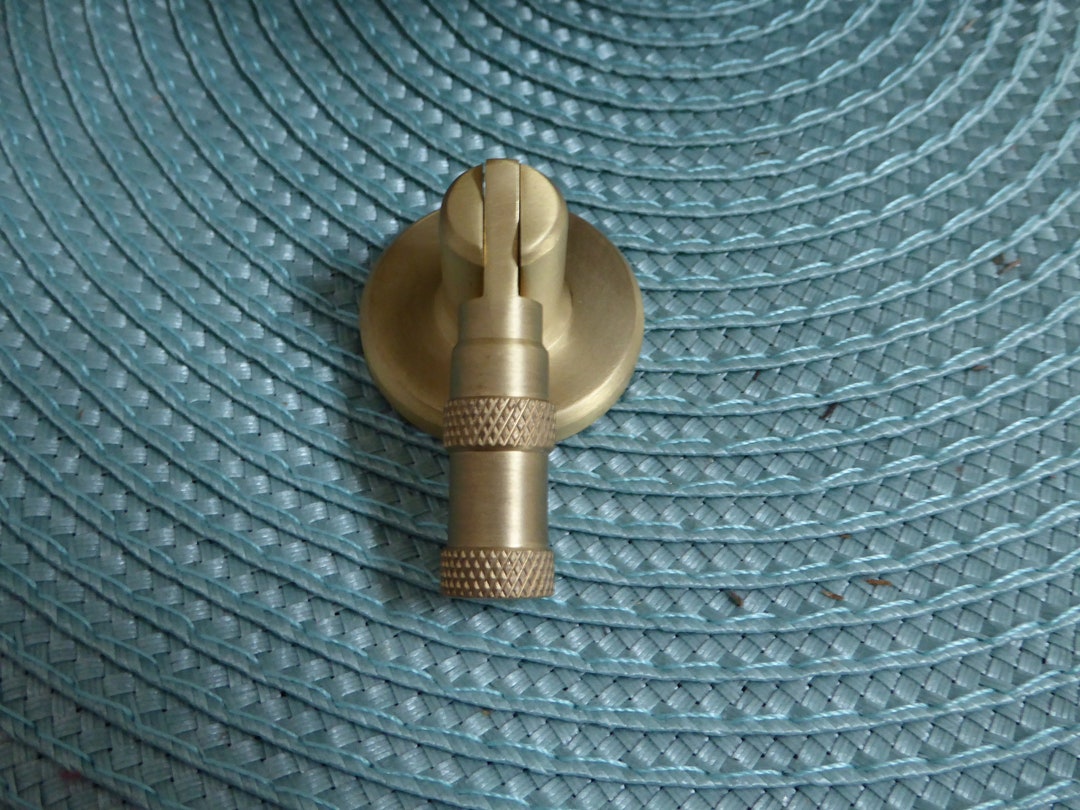Matte Gold Tear Drop Teardrop Drawer Pull Knob Modern Industial Cabinet ...