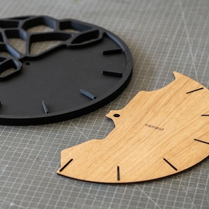 Futuristic Organic Wall Clock, Original Digital Design - STL for 3D ...