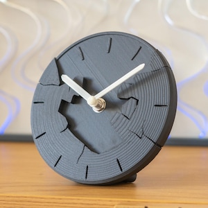 3D STL Desk Clock Model: Printable Digital Design (digital Download) - Etsy