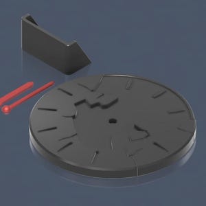3D STL Desk Clock Model: Printable Digital Design (digital Download) - Etsy