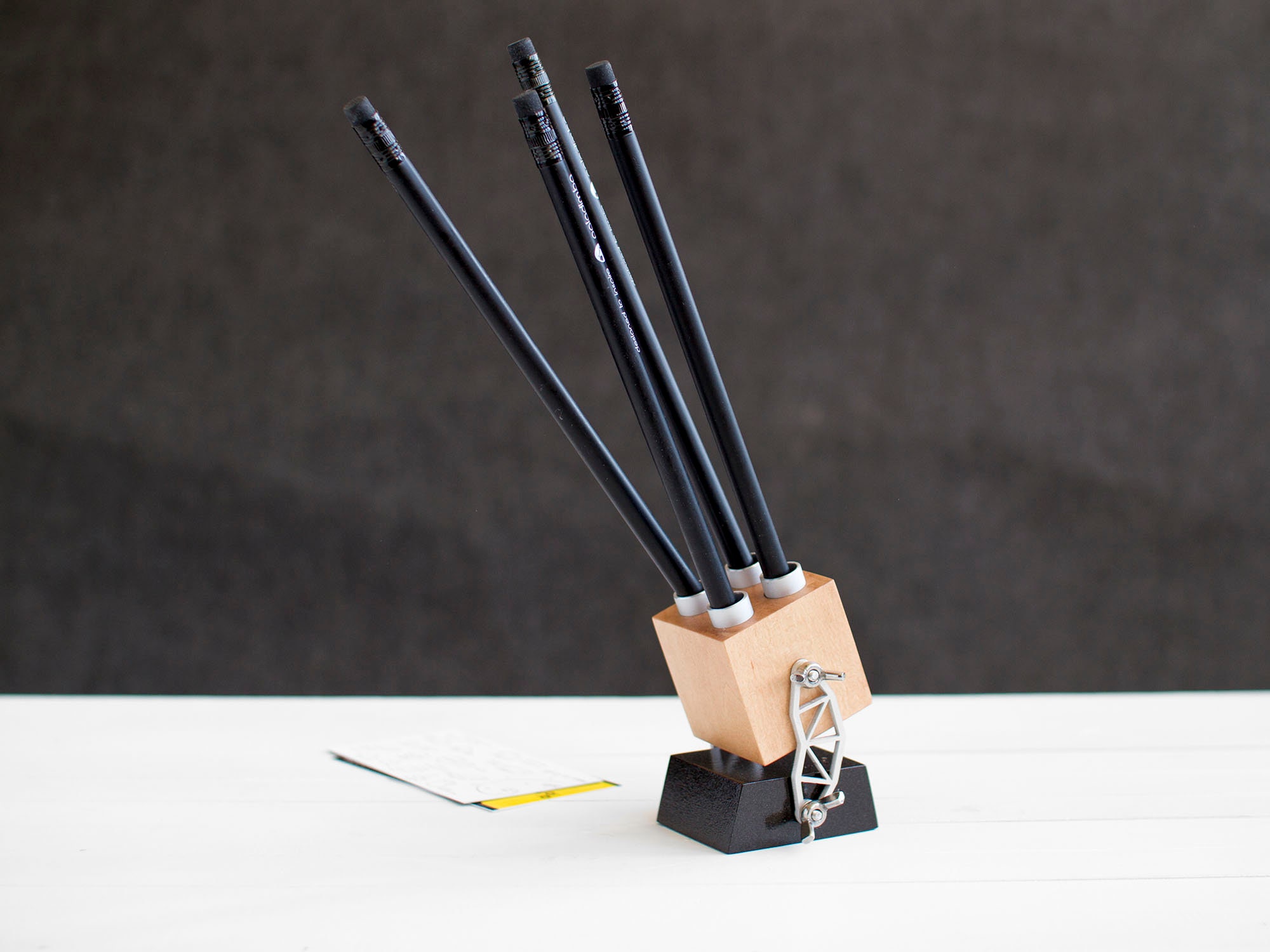 Office Desk Decoration Industrial Modern Pencil Holder | Etsy