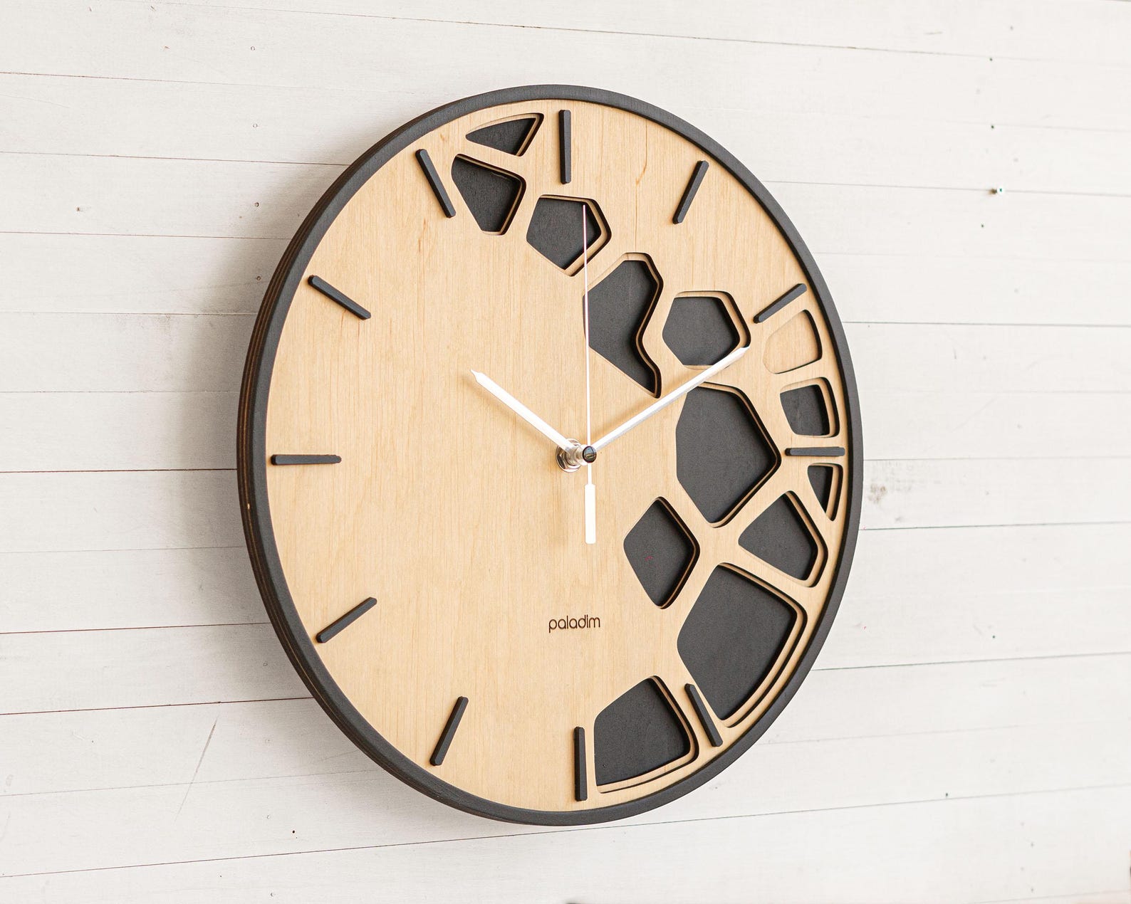 Incomplete Organic Wall Clock, Original Digital Design - Svg, Dxf for ...