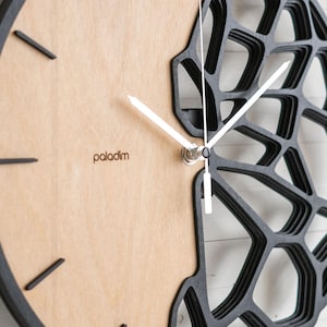 Futuristic Organic Wall Clock, Original Digital Design - Svg, Dxf for ...