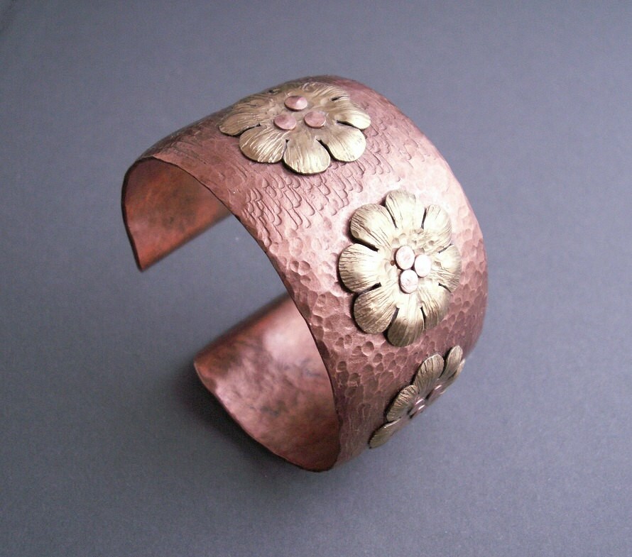 Copper cuff bracelet copper bracelet handmade copper | Etsy