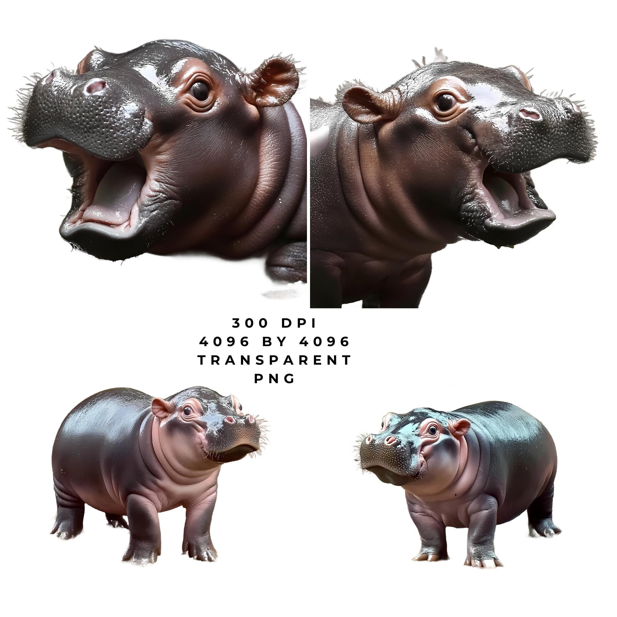 Moo Deng Clipart, 14 Moo Dang PNG, Moody Baby Hippo, Funny Meme Design ...
