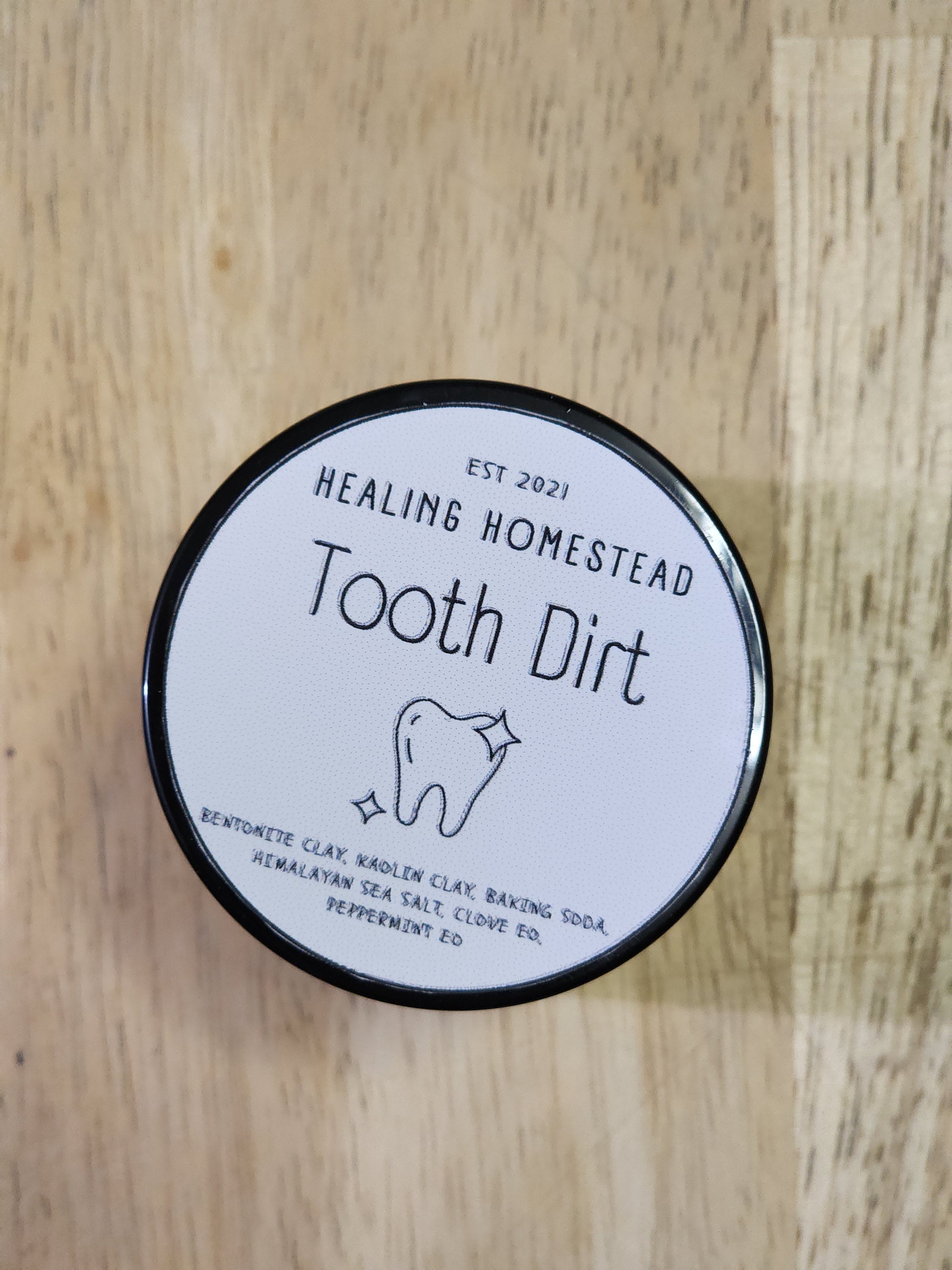 Tooth Dirt All Natural Tooth Powder Tooth Clay Bentonite Clay for Teeth ...