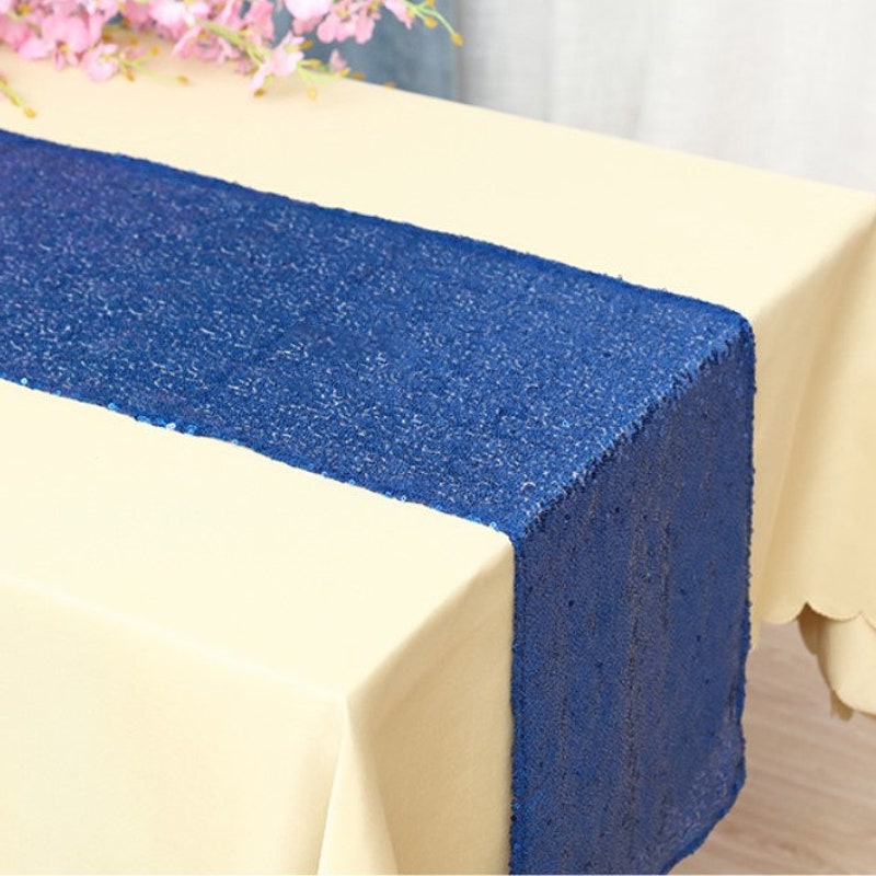 Blue Table Runner - Etsy