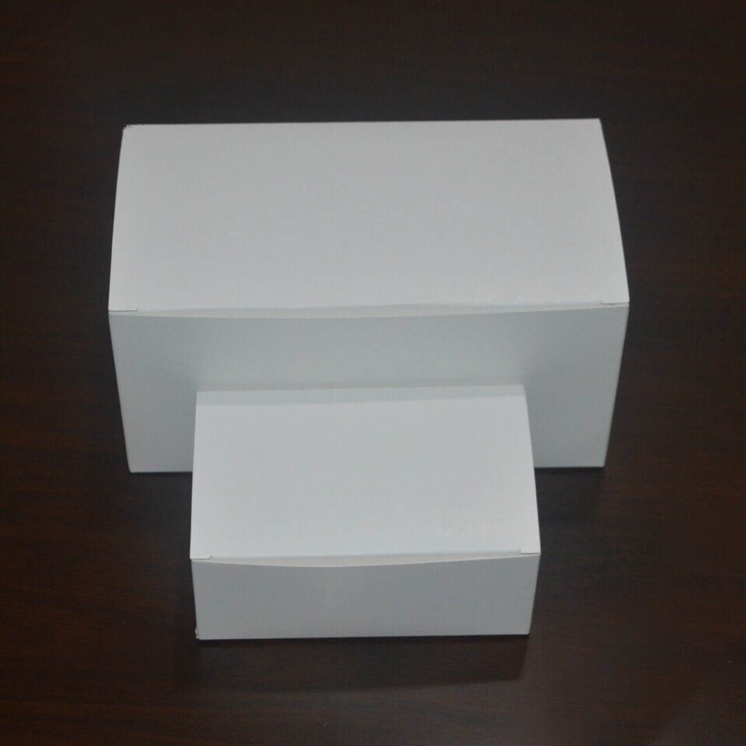 100x White Rectangle Paper Box | Wedding Christening Baptism Party Cake ...