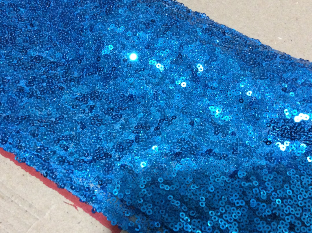Blue Glitter Sequin Table Runners Engagement Wedding Banquet Ceremony ...