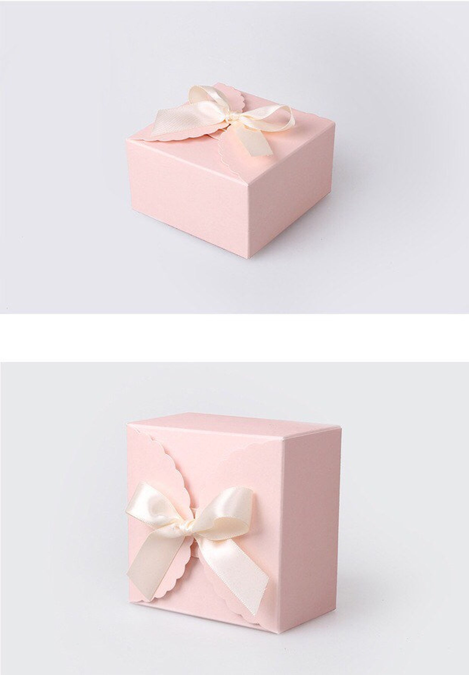 100x Pink Favor Boxes Wedding Gift Boxes Baby Shower Bridal Shower Gift ...