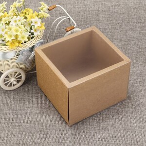 100 Mug Gift Box | Clear or Frosty PVC Sleeve Box Drawer Box | White or ...