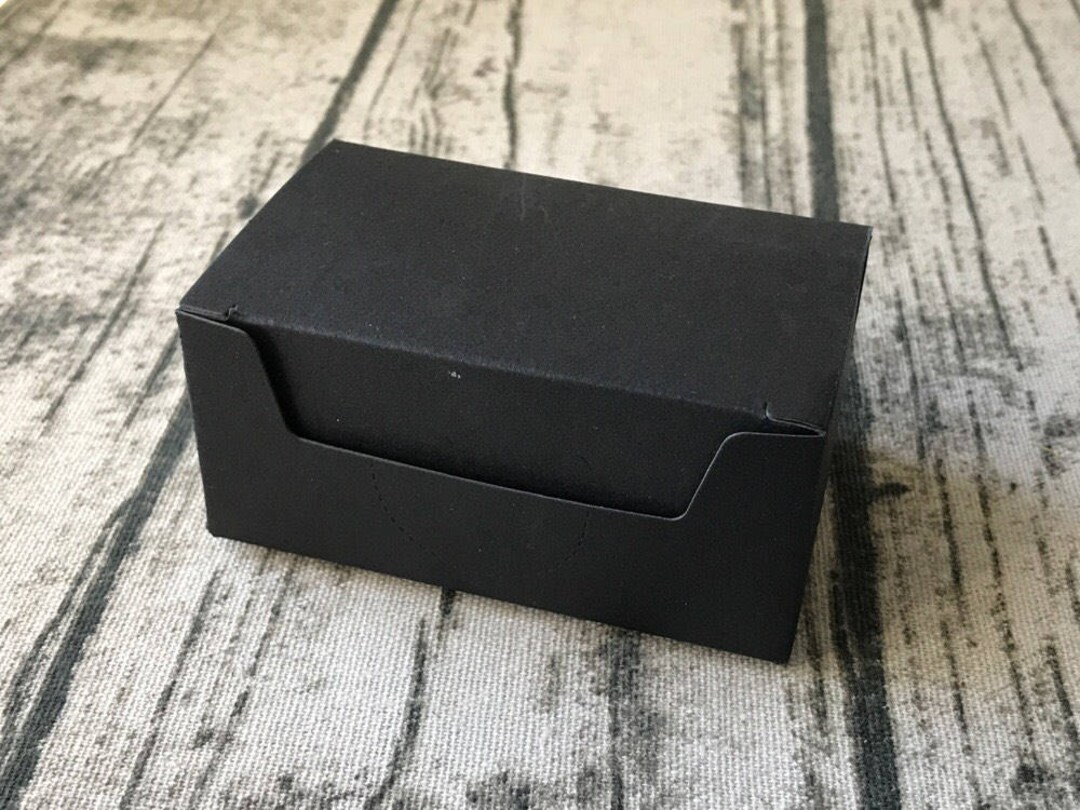 100x Black Paper Boxes Bomboniere Favour Box | Wedding Birthday Party ...