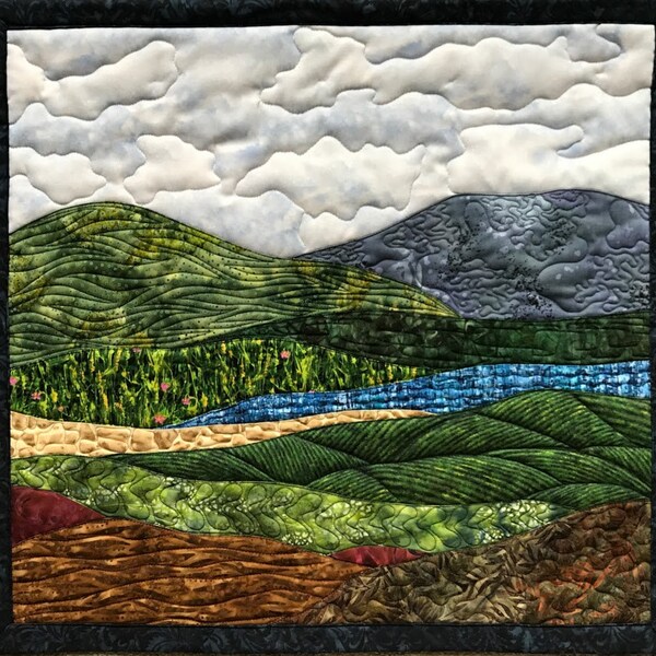 Mountain Scene Quilt - Etsy
