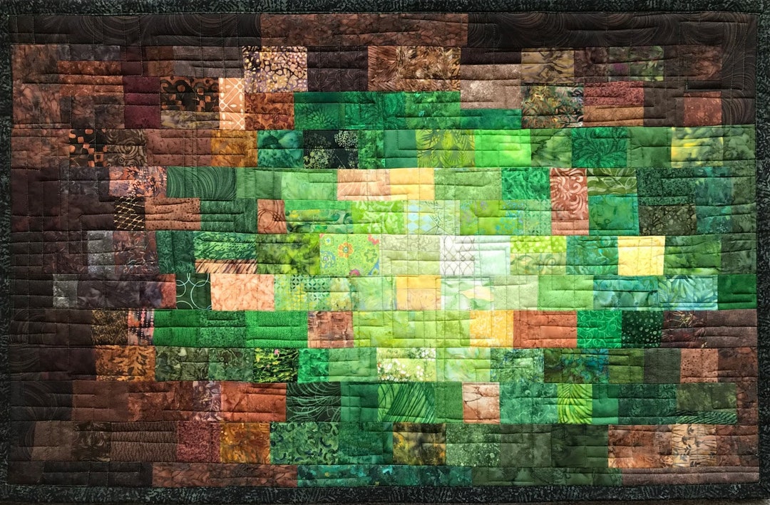 Nature Colors Wall Quilt, Art Quilt, Wall Hanging - Etsy