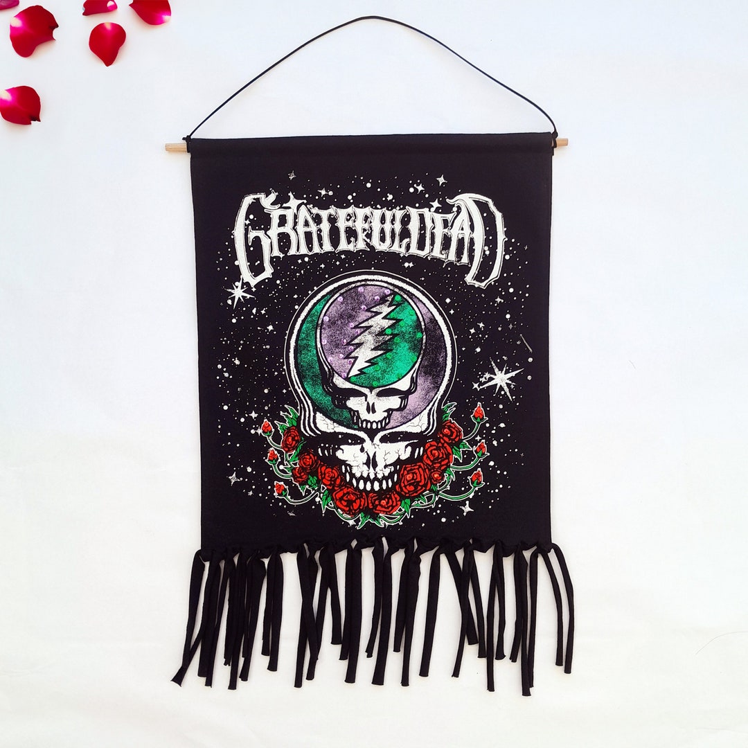 Grateful Dead Banner / Wall Hanging / Wall Art / Home Decor/ - Etsy