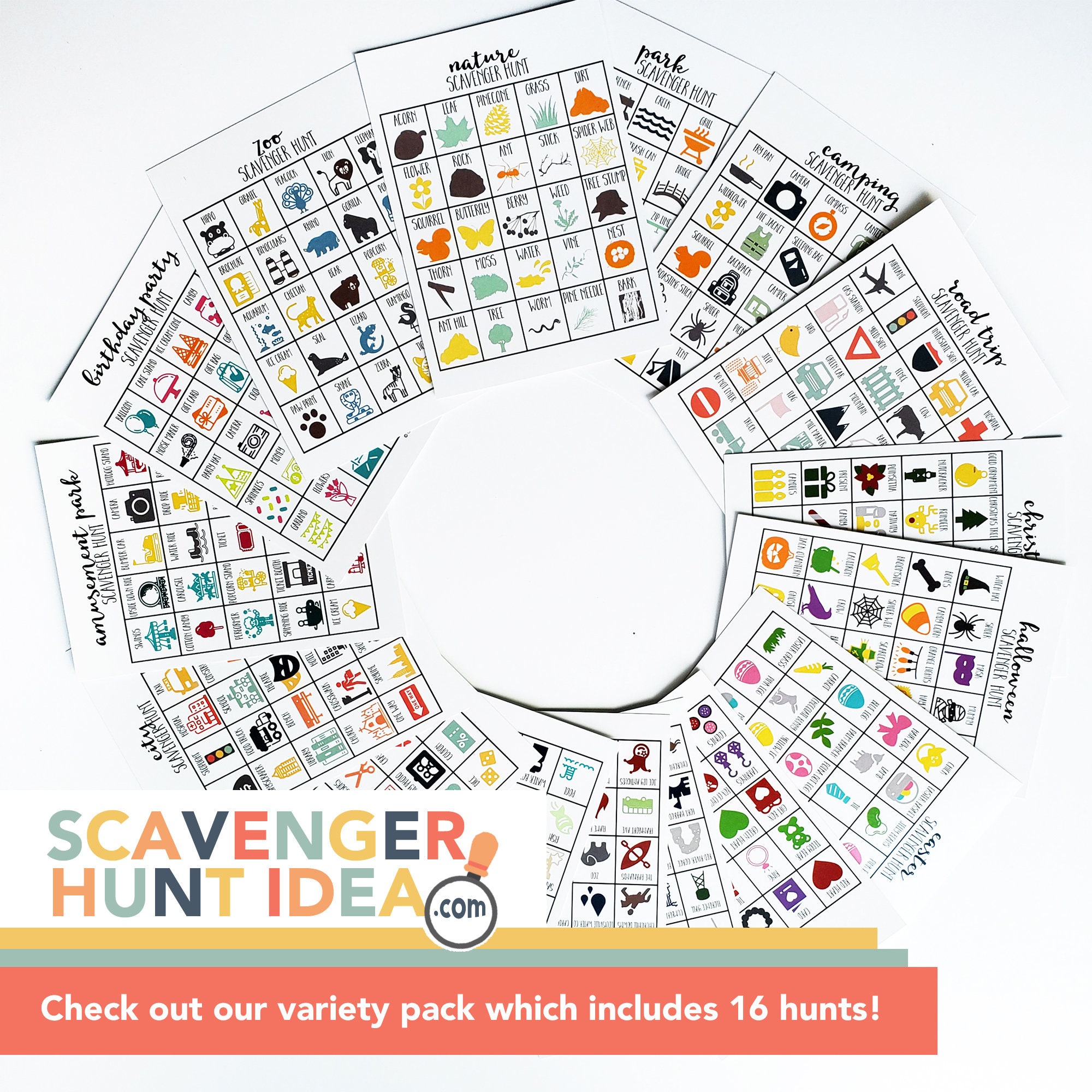 City Scavenger Hunt Game Instant Download - Etsy